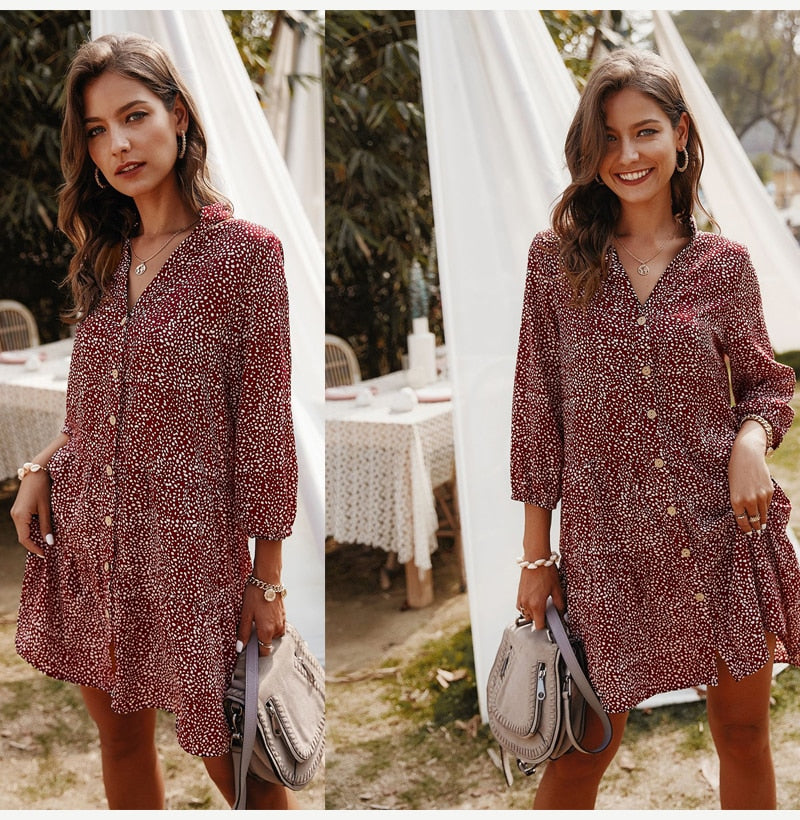 Loose White Short Mini Dress – Dream Closet Couture