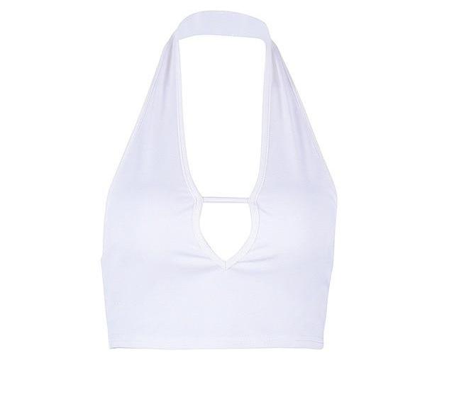 Velicity Cut-Out Halter Crop Top – Dream Closet Couture